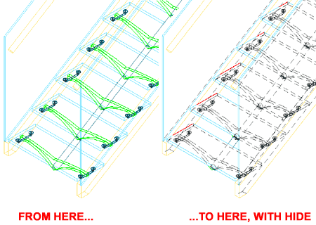 Hidden Line Setting in AutoCAD and Architectural Desktop